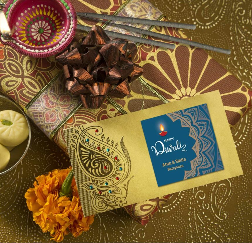 Diwali Gift Stickers - Smile Labels