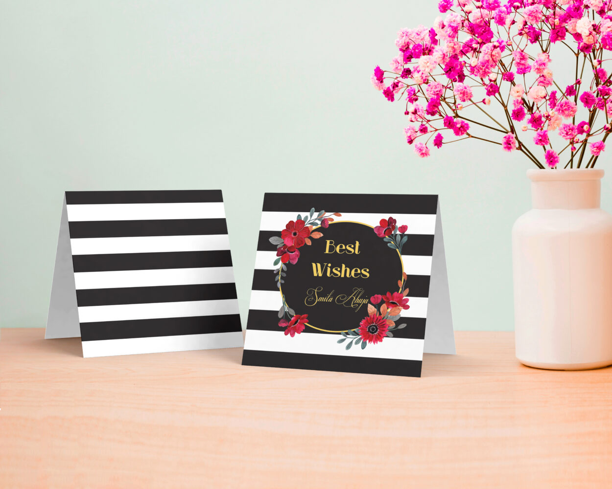 Personalised Folding Gift Cards - Smile Labels