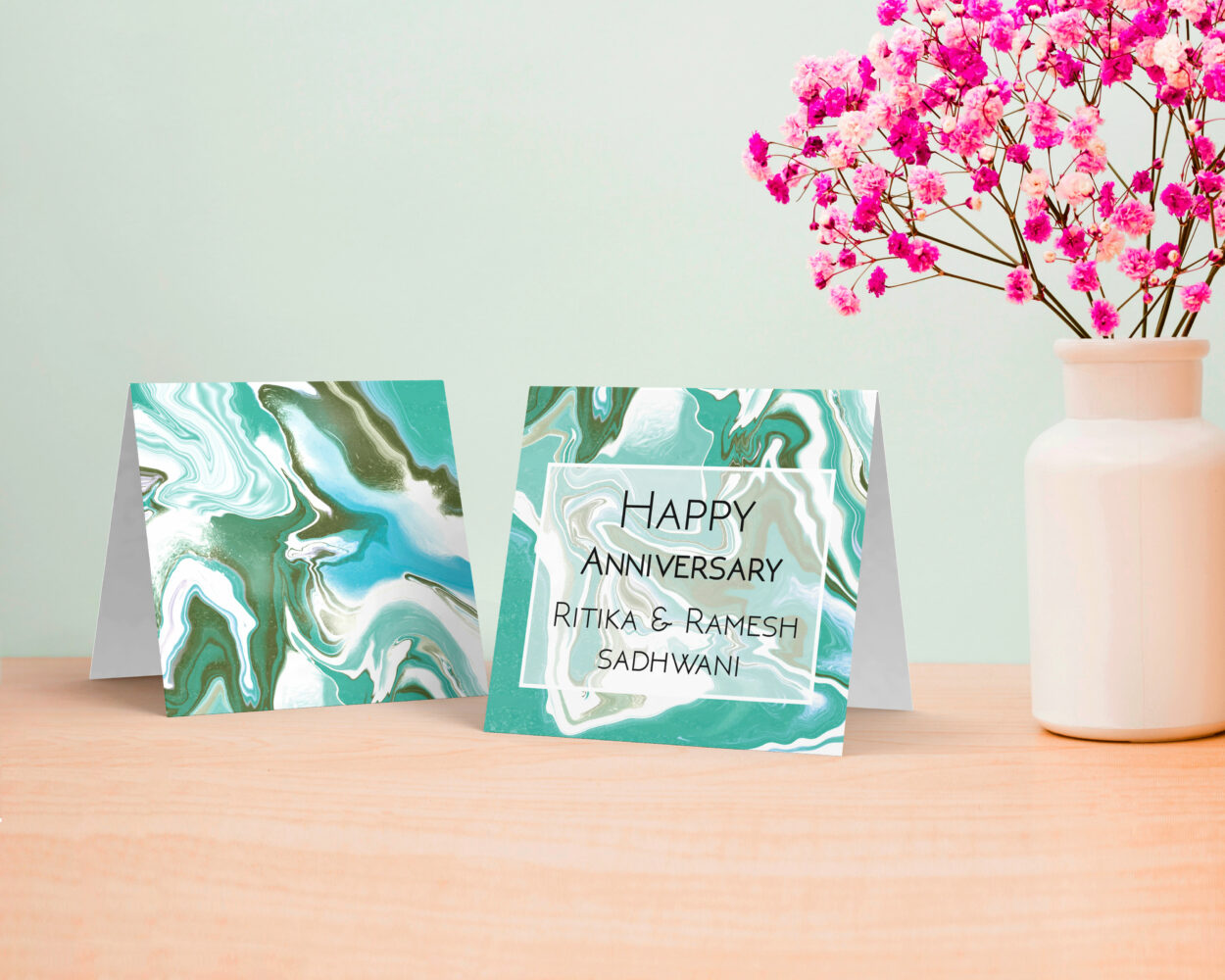 Personalised Folding Gift Cards - Smile Labels