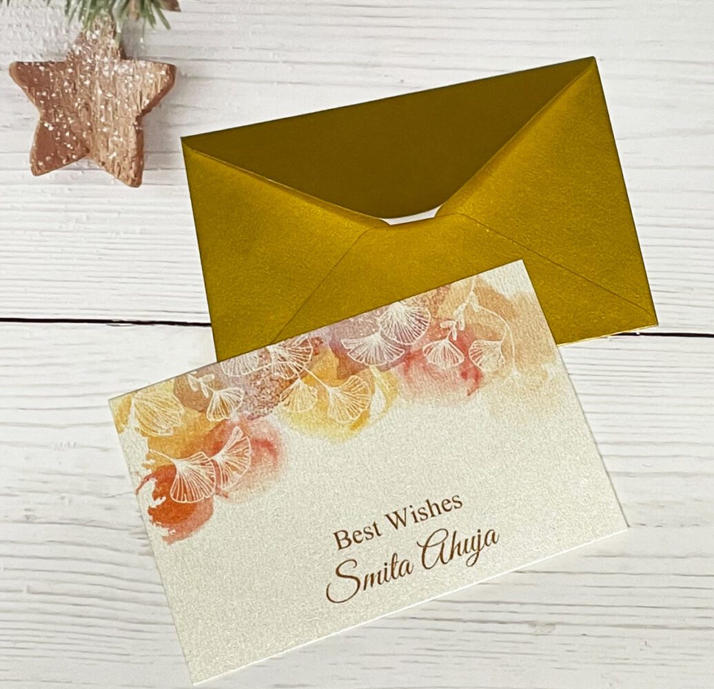 Premium Gold Flat Gift Cards - Smile Labels
